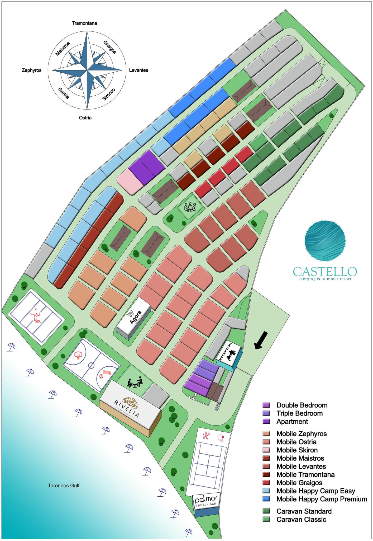 Camping Castello - Your summer resort destination at Halkidiki Greece
